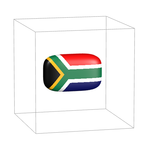 South Africa 3D flag | Desmos