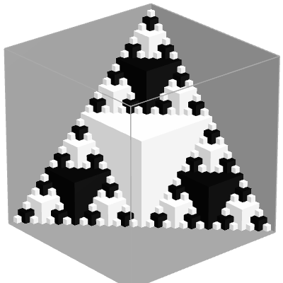 Sierpinski triangle recursion | Desmos