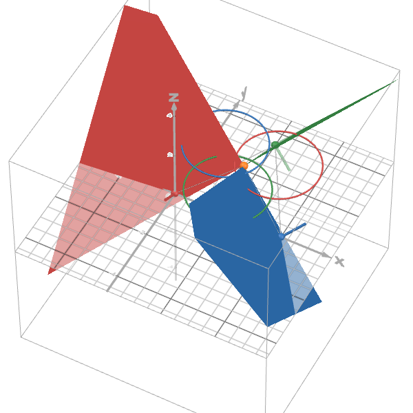 Thales's theorem in 3D | Desmos