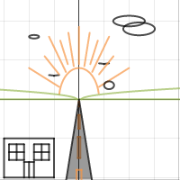 Riding into Sunset | Desmos