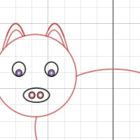 Pig Graph | Desmos