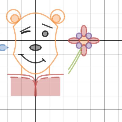 The Curious Bee and the Happy Bear | Desmos