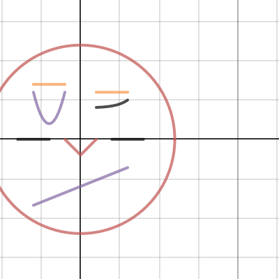 Smiley Football face | Desmos