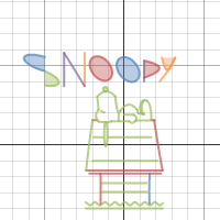 Sleeping Snoopy | Desmos