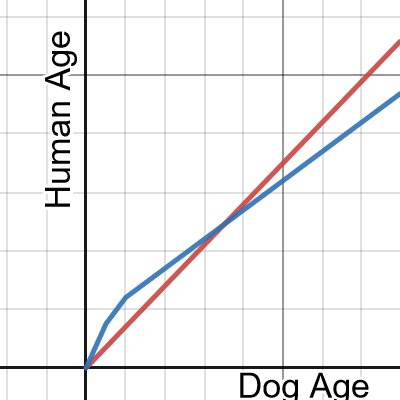 Dog Years | Desmos