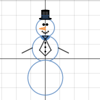 Do you wanna build a snowman? :D | Desmos