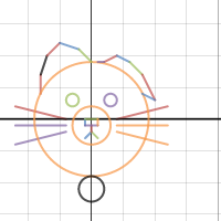 Draw by line by graph | Desmos
