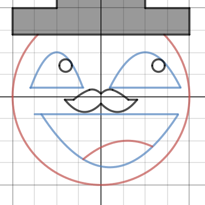 Possibly Better Smiley Face? | Desmos