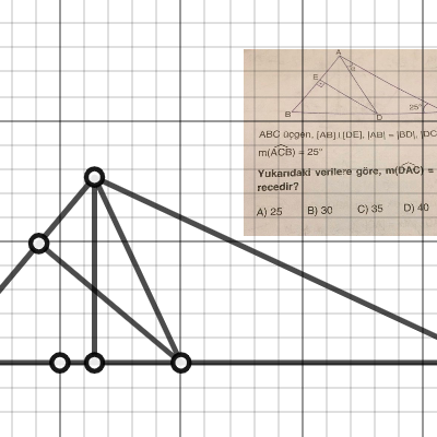 Angle CAD = 40° | Desmos