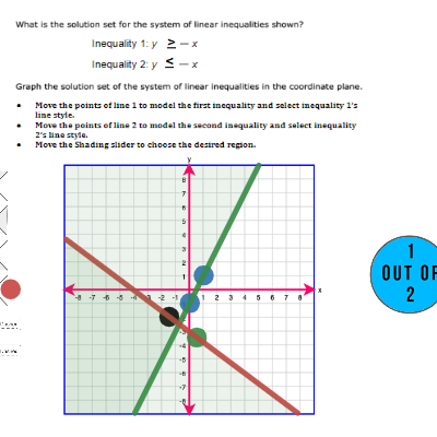 System of Inequality Editable Both Slope Intercept | Desmos