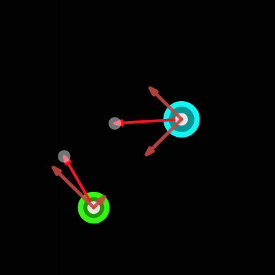 Collision Simulation (Works!) | Desmos