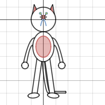 Cartoon Cat | Desmos