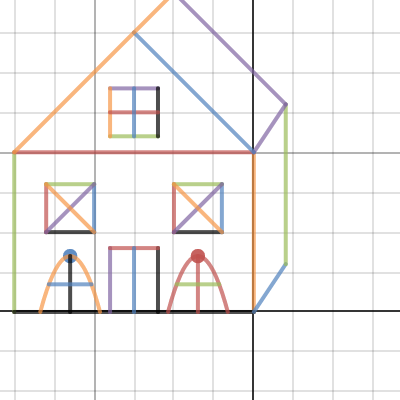 Geometric Design House | Desmos