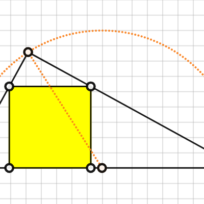Square in Right Triangle 2 | Desmos