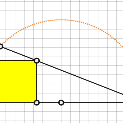 Square in Right Triangle | Desmos