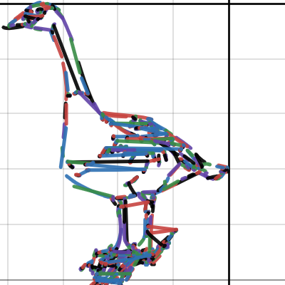 goose bezier | Desmos