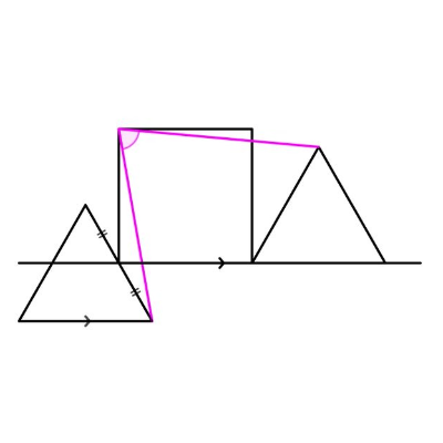 Pink Angle = 75° | Desmos