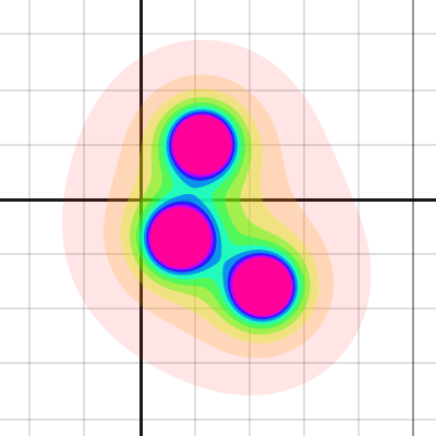 Metaballs using new color feature | Desmos