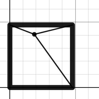 three lengths in square | Desmos