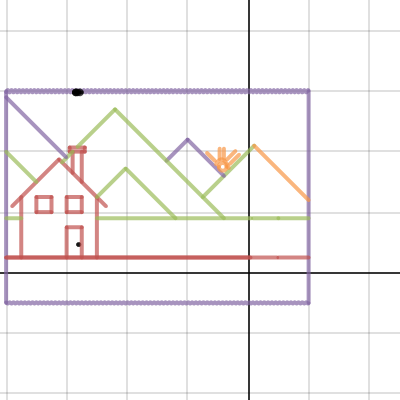piecewise project ray | Desmos