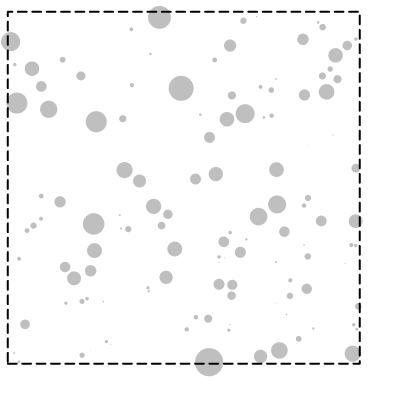 random distribution of circles | Desmos