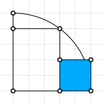 Square Area = 4 Sq. Units | Desmos