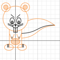 Angry Squirrels | Desmos