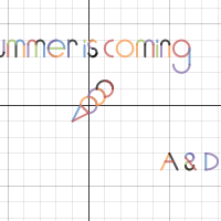 Summer is coming! | Desmos