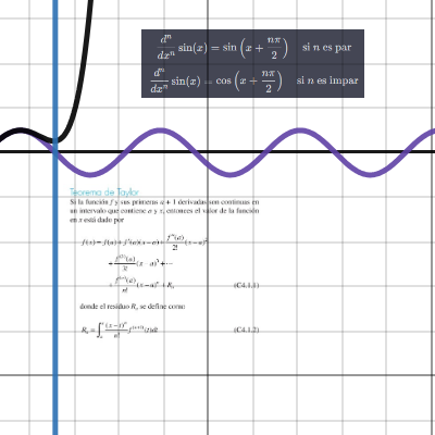 sin(x) taylor | Desmos