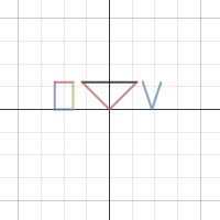 3 shapes | Desmos