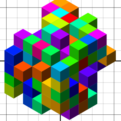 Simple Isometric Cubes | Desmos
