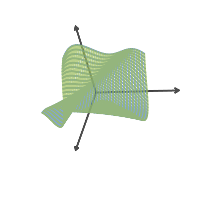 3D Graph using Parametric Lines | Desmos