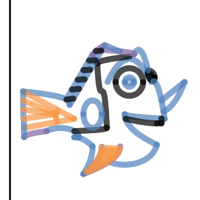 Dory Piecewise Picasso | Desmos