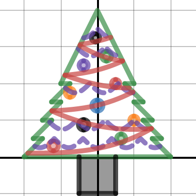 christmas tree | Desmos