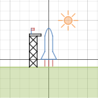 Rocket Lift-Off | Desmos