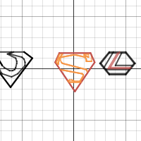 superman, lex, and zod slope 3 forms | Desmos