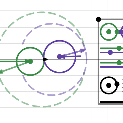 2D Collision | Desmos