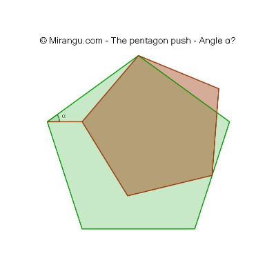 Missing Angle = α = 36° | Desmos