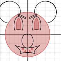 Angry bear | Desmos