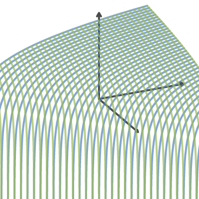 3D Graph using Parametric Lines | Desmos
