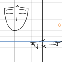 Thresher shark under moonlight | Desmos