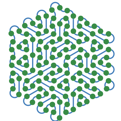 hexagonal truchet tiles | Desmos
