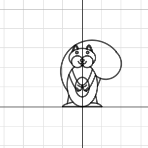 Algebra 3-4 Graphing Project- Squirrel | Desmos