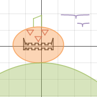 Maria's Halloween Pumpkin | Desmos