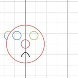smiley face | Desmos