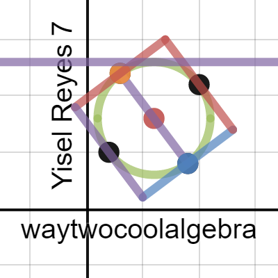 Circle Problem #7 ( Student Version )| Desmos