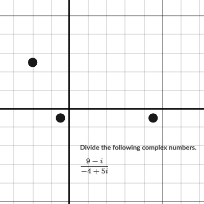 Divide Complex Numbers | Desmos