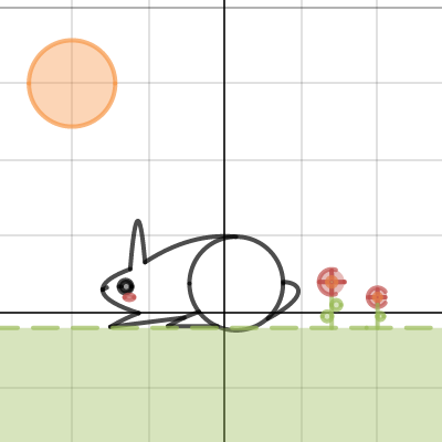 Bunny and Poppies | Desmos