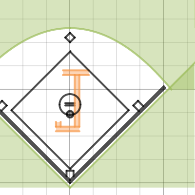 baseball field | Desmos