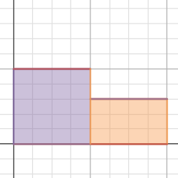 Example 5.2b - Area Under a Piecewise-Defined Curve | Desmos